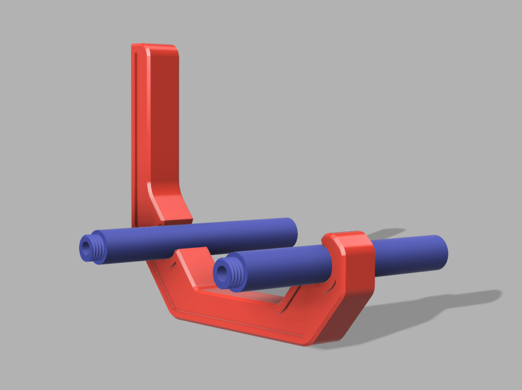 Wall Mount Filament Spool Shelf by Stefan | Download free STL model ...
