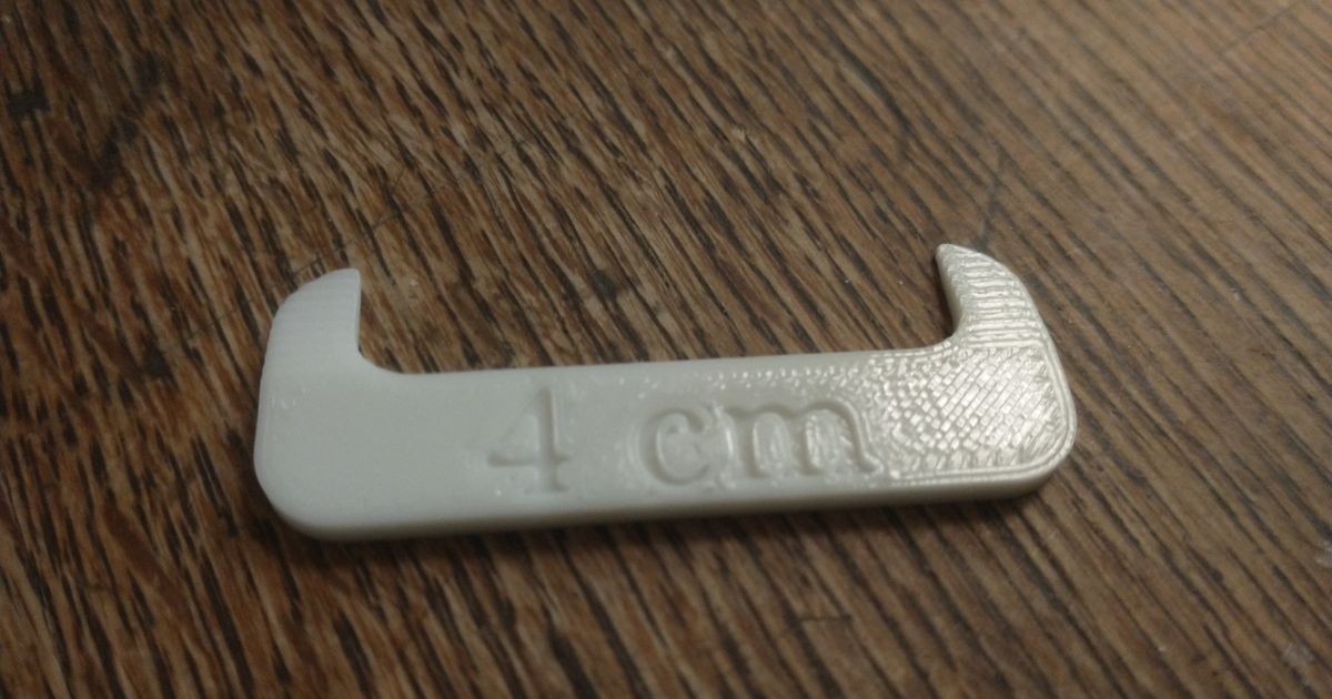 Photogrammetry Metric Flat Scale Reference by Books | Download free STL ...