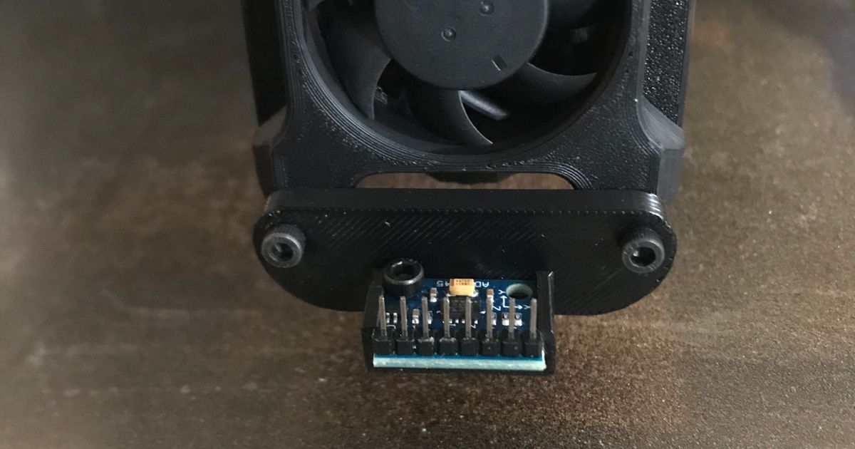 ADXL345 mount for voron 2.4 afterburner by David | Download free STL ...
