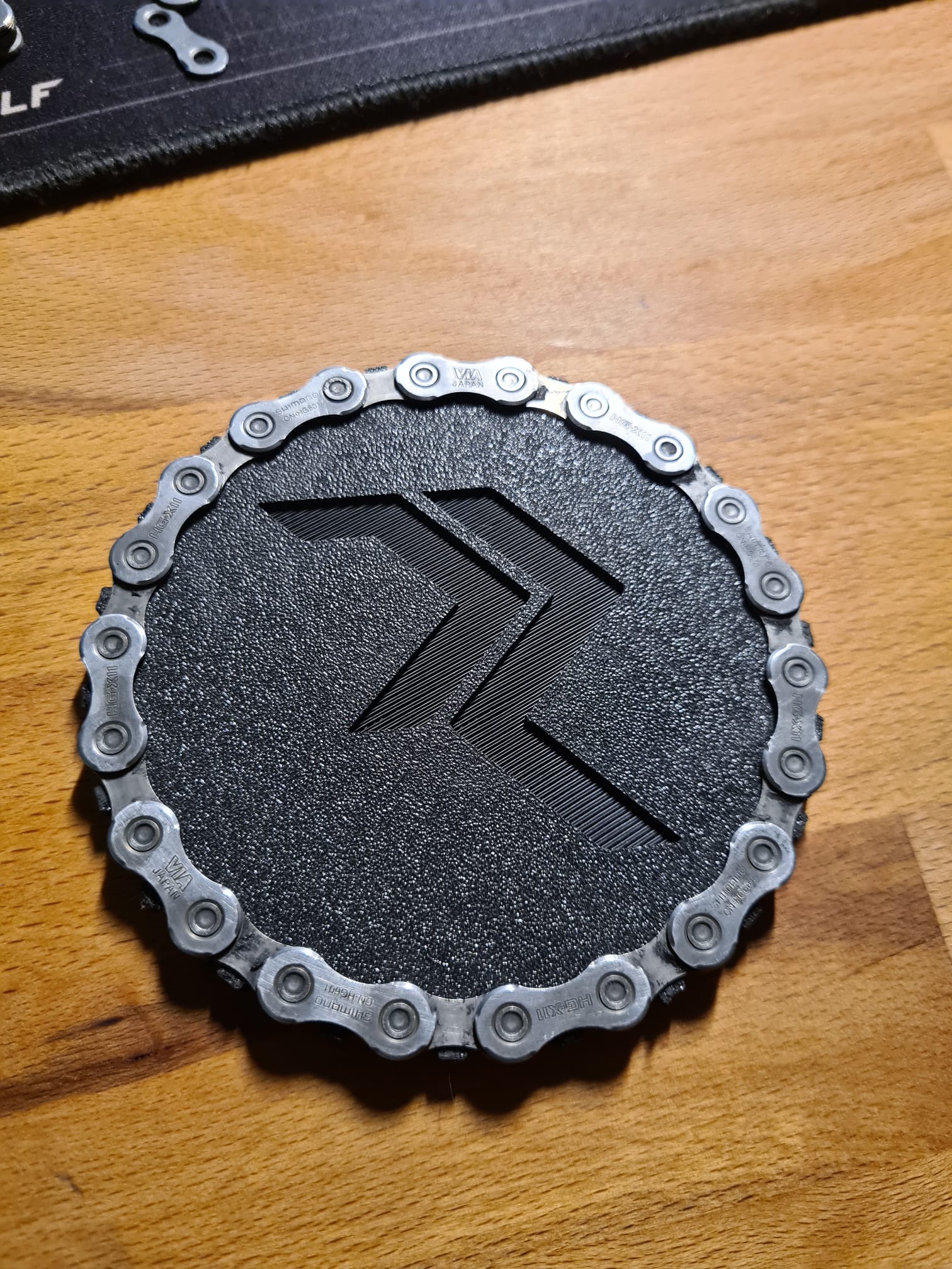 Bike Chain Coaster by fabilandwehr | Download free STL model ...