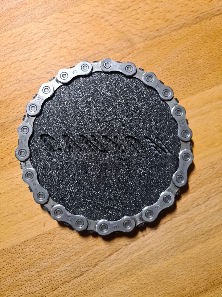 Bike Chain Coaster by fabilandwehr | Download free STL model ...