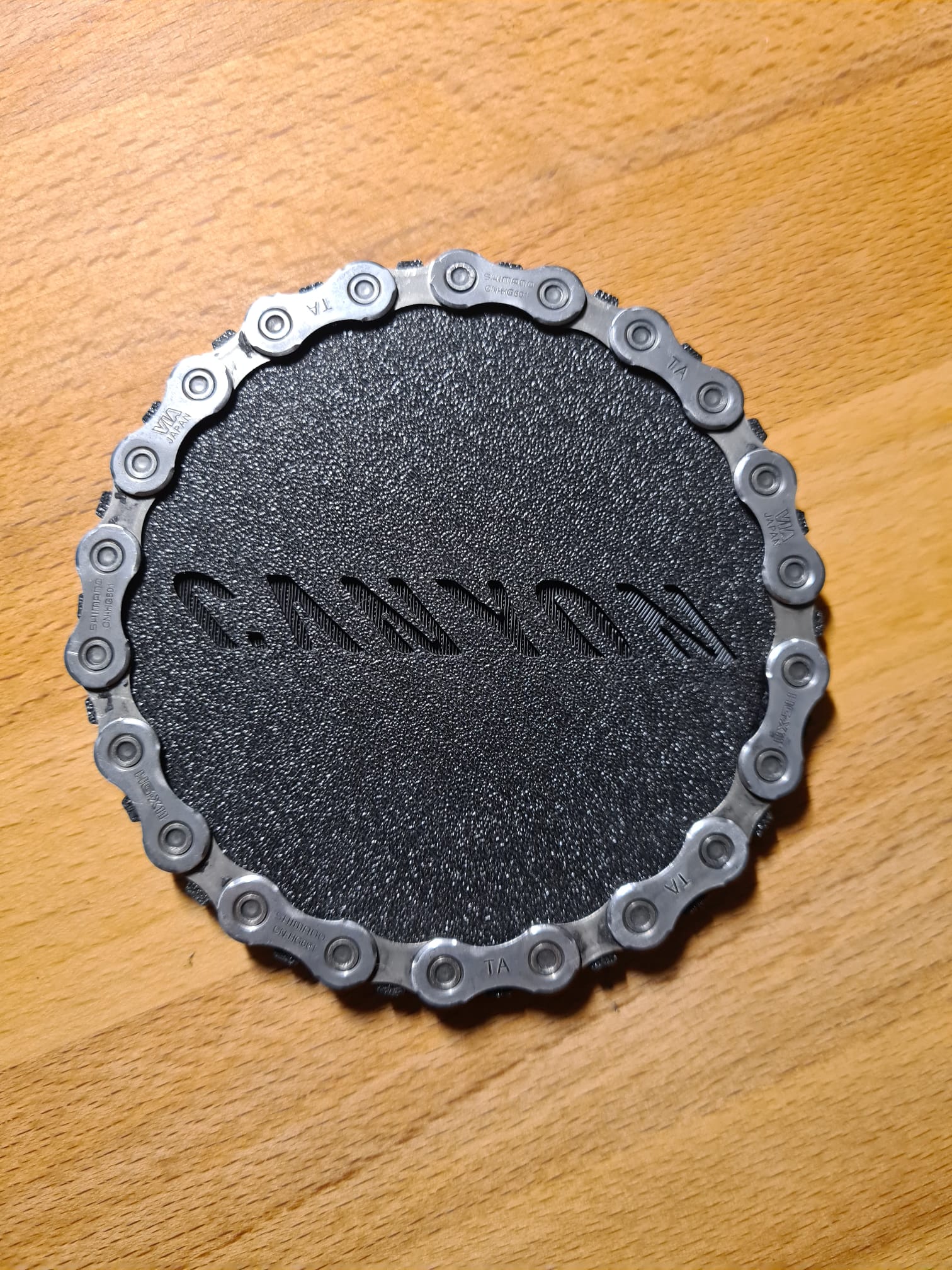 Bike Chain Coaster by fabilandwehr | Download free STL model ...