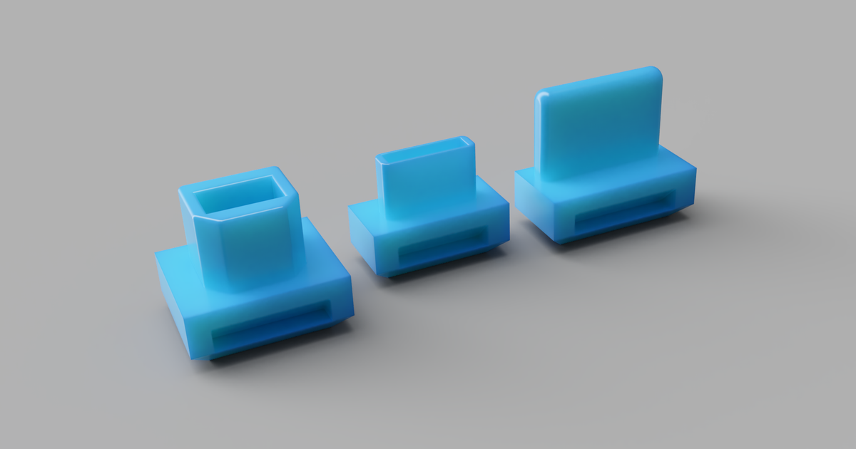 USB Port Covers by Kimframes | Download free STL model | Printables.com