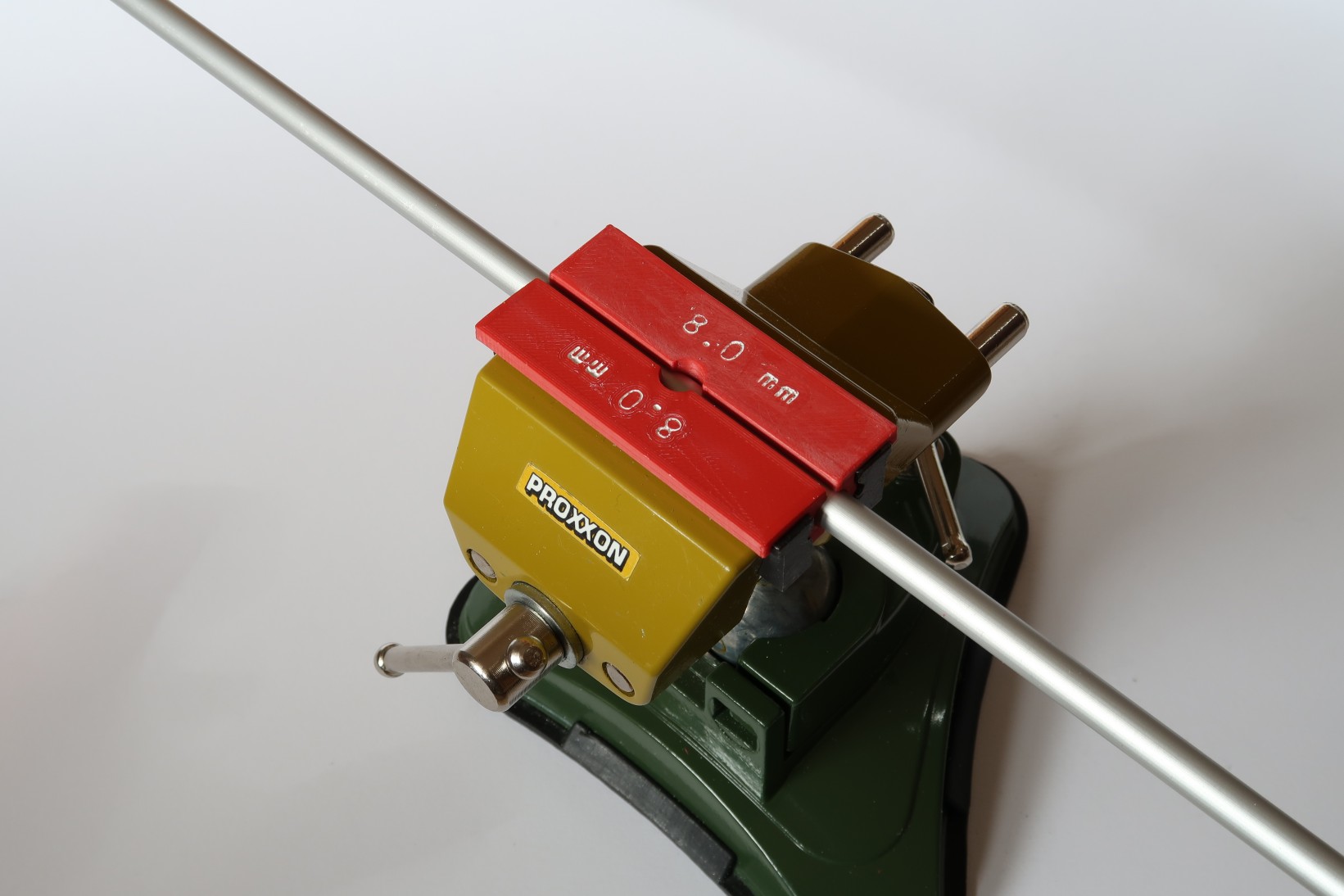 Clamping jaws for round material for Proxxon FMS 75 (Spannbacken für ...