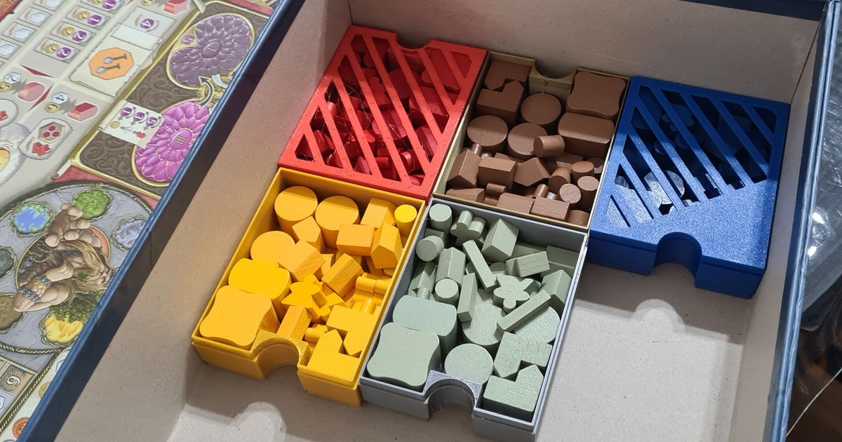 Terra Mystica Faction Boxes - empty for larger faction pieces by ...