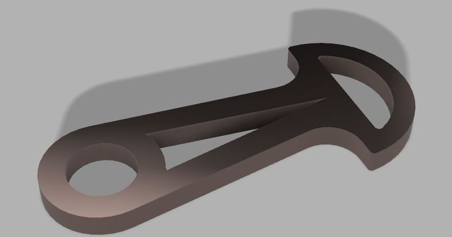 Shopping trolley Key by KC | Download free STL model | Printables.com