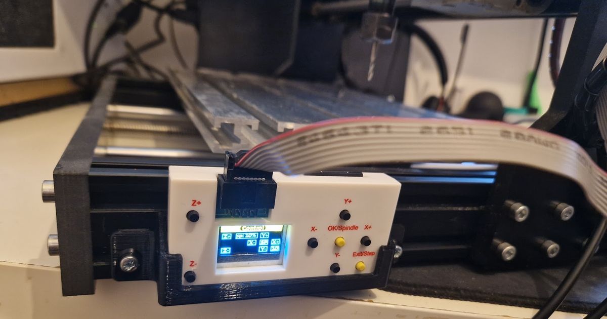 3018 CNC offline controller holder by BigDan1190 | Download free STL ...