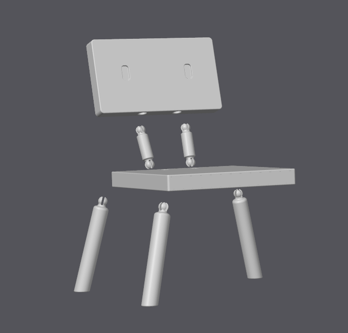 Suzume Sōta chair by FireZ | Download free STL model | Printables.com