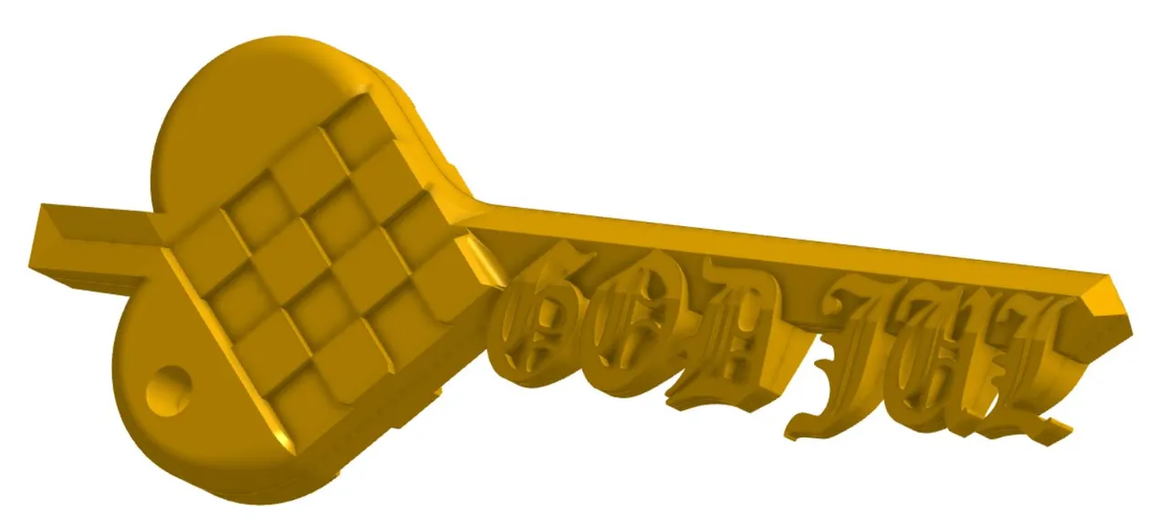 Chrismas key by CDS-Technic | Download free STL model | Printables.com
