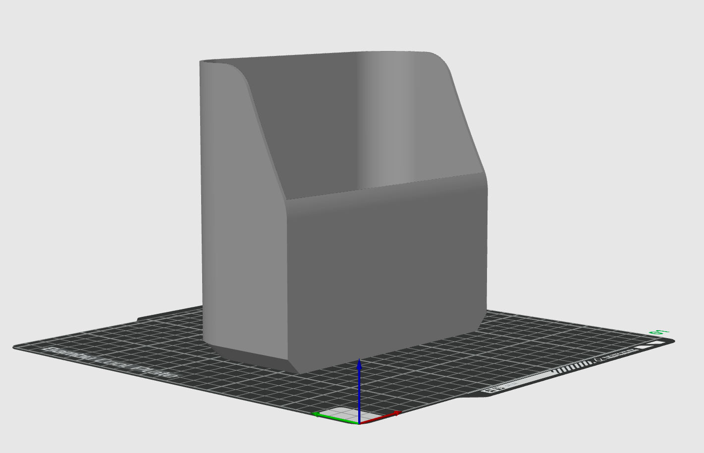 Taller Poop Bucket for Bambu X1C by Robko | Download free STL model ...