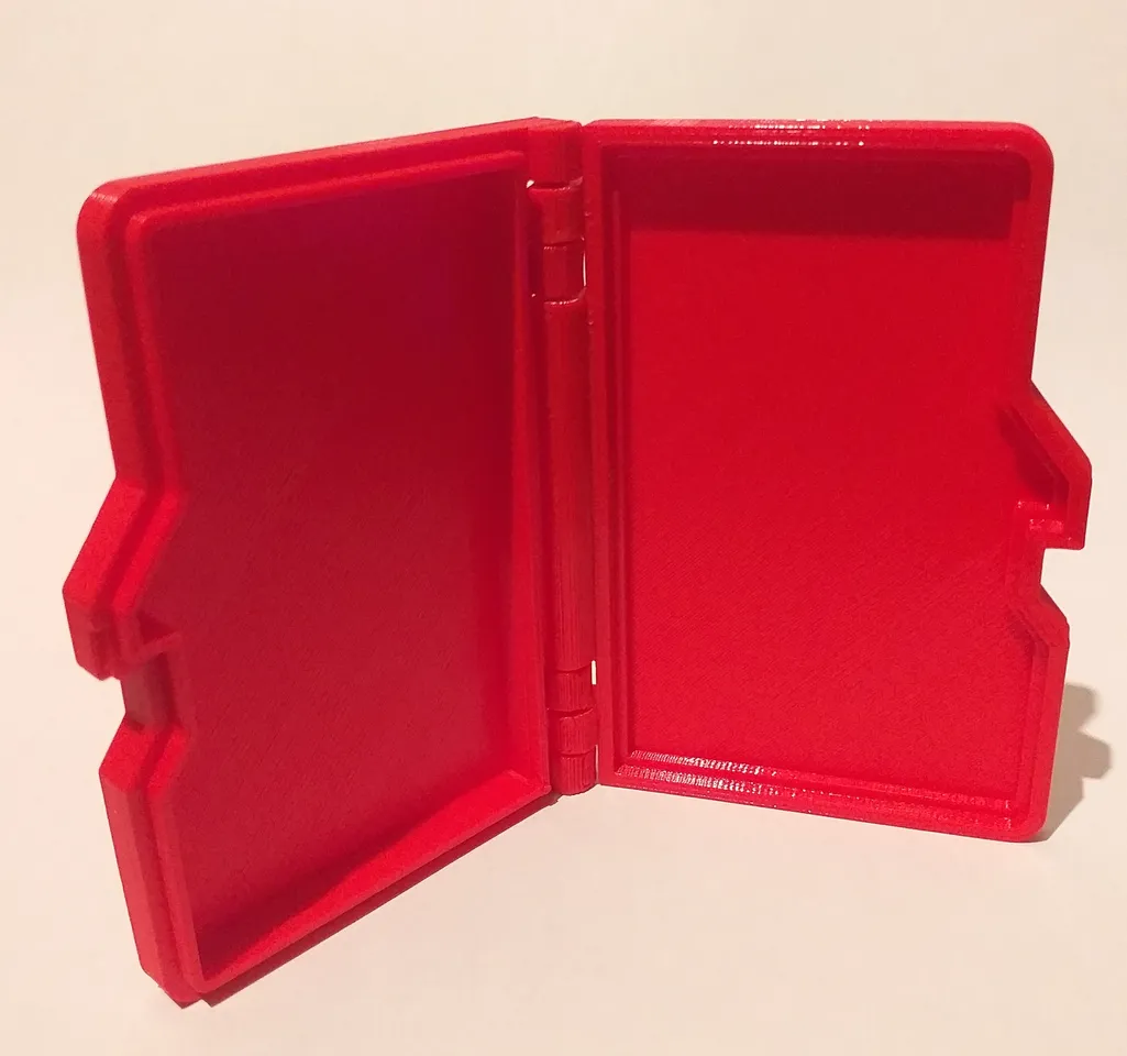 Micro sd card shape hinged box by Johnny0518 | Download free STL model ...