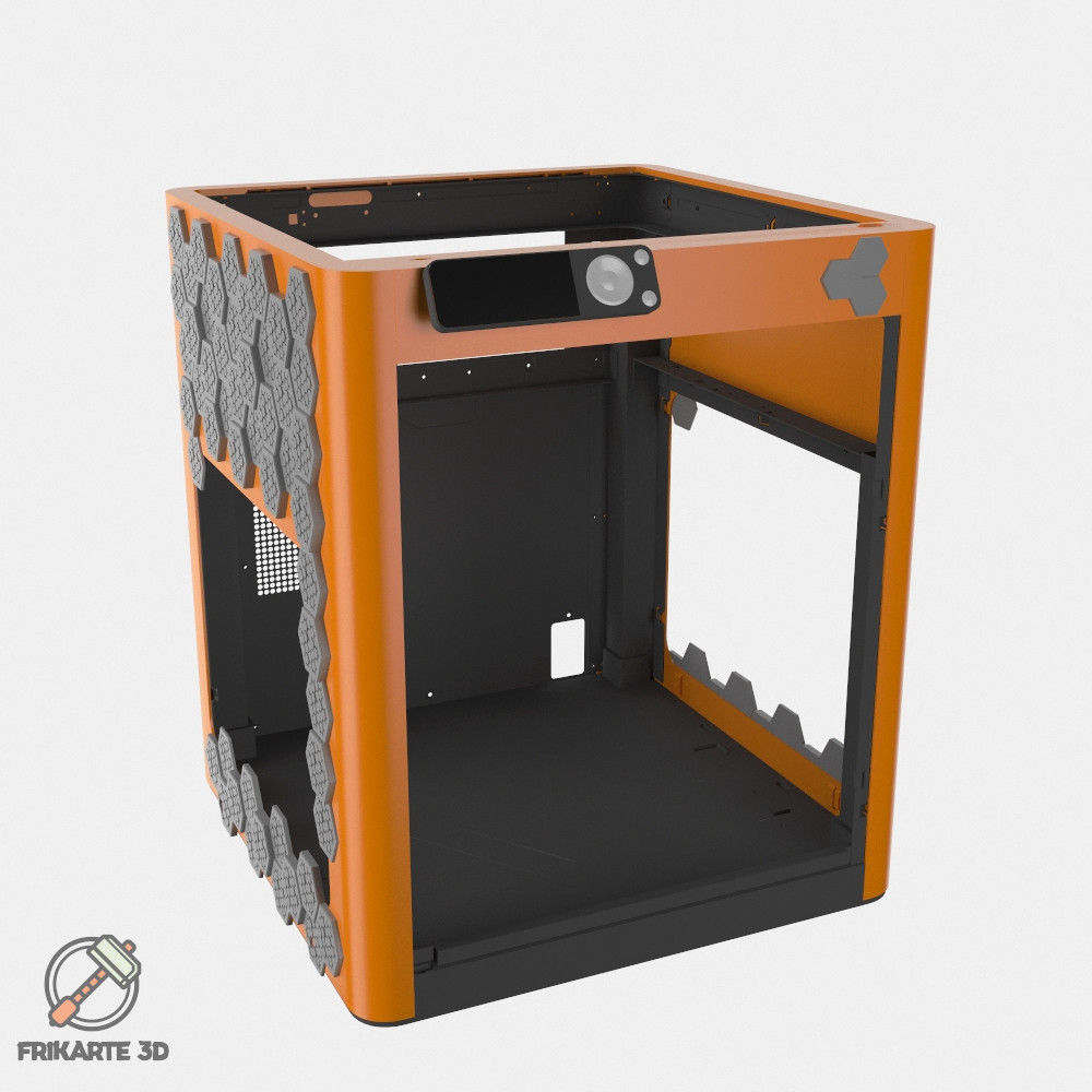 Bambu Lab P1P Hex Textured Modplate by Frikarte3D | Download free STL ...
