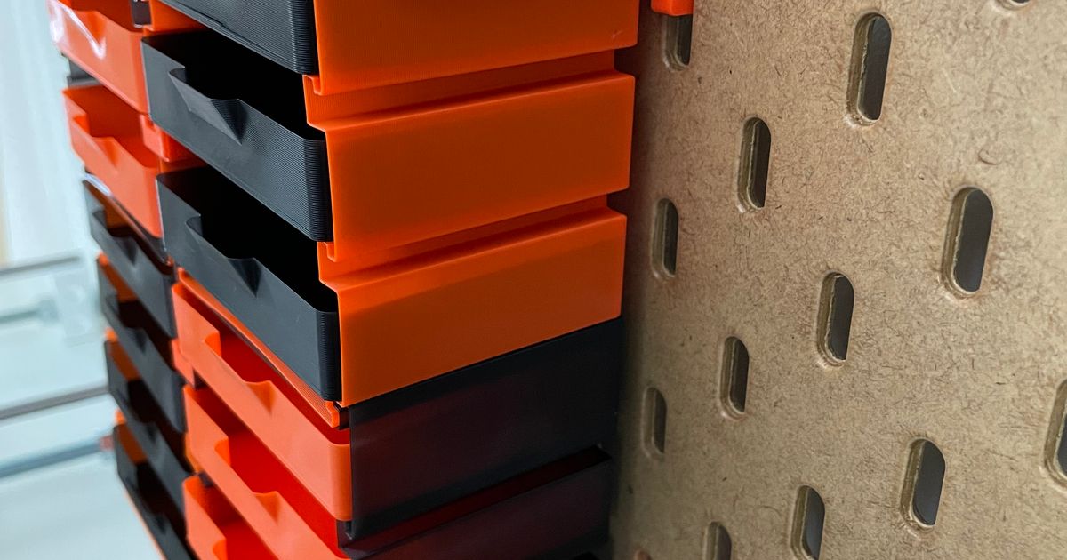 Skådis Modular Drawer System Fastener by wiseby | Download free STL ...