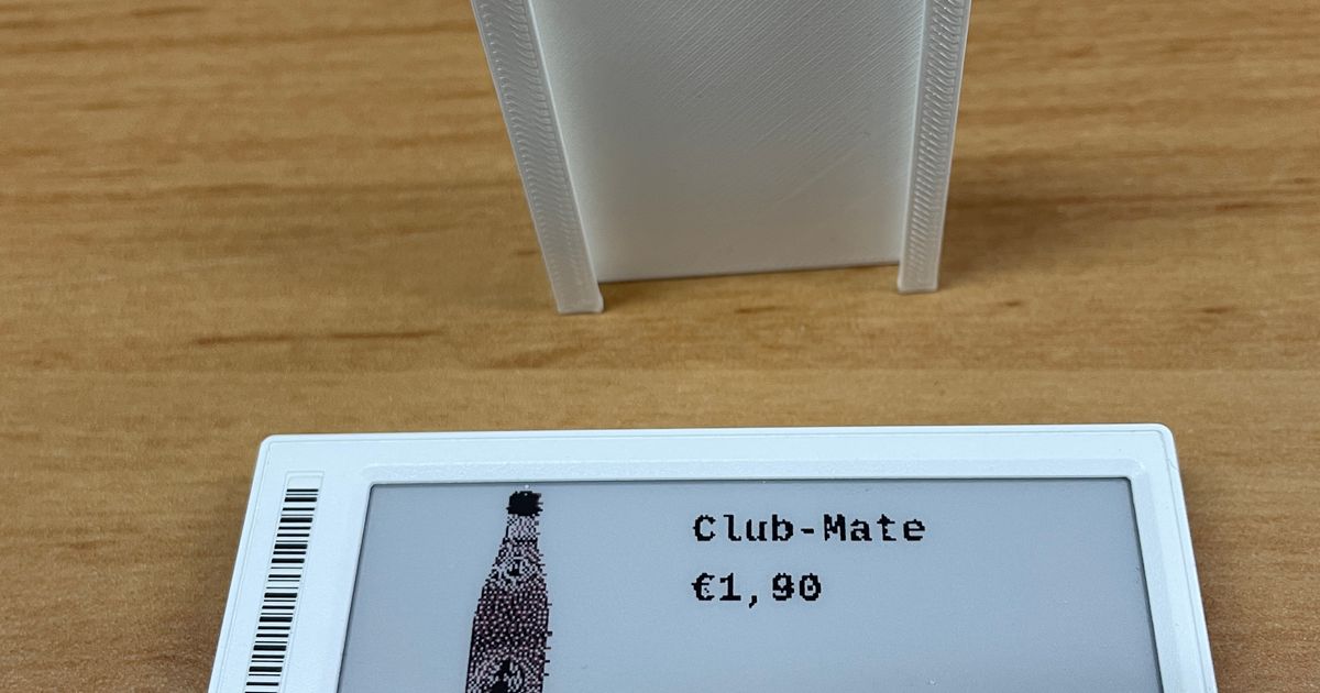 ePaper Price Display Adapter by Dave Borghuis | Download free STL model | Printables.com