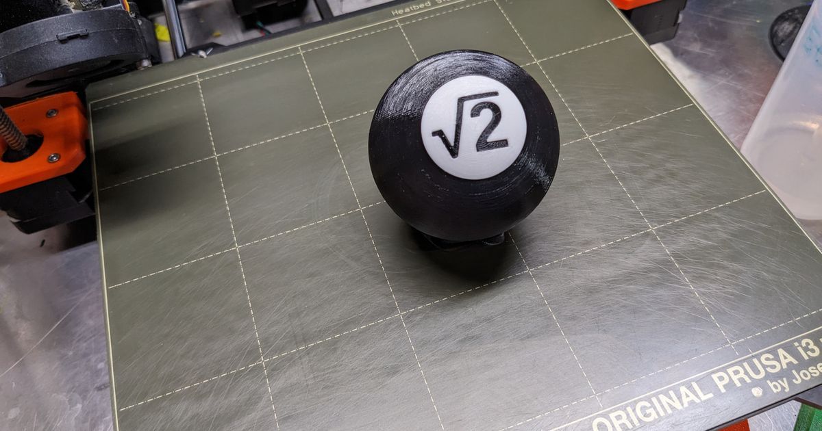 √2 Ball - Math Ball Series by kaje | Download free STL model ...