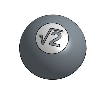 √2 Ball - Math Ball Series by kaje | Download free STL model ...