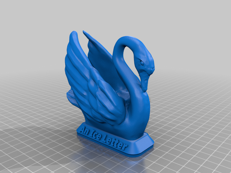An Ice Letter by MielkeMaker | Download free STL model | Printables.com