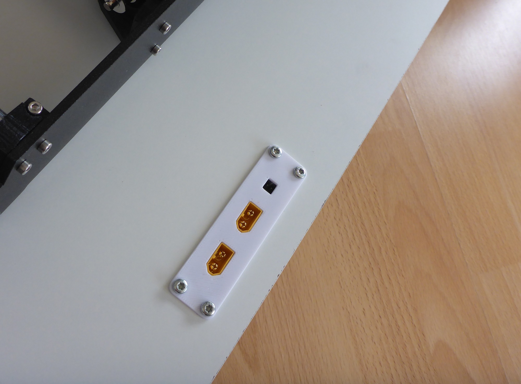Mount for 2x XT60 Mount + Molex (Prusa Power Panic Cable) by ...