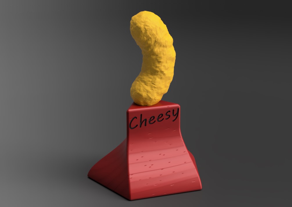 Cheesy Award For Cheesiest Dad Jokes By Grandpa 3dprints Download Free Stl Model