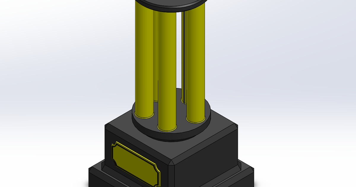 DIY trophy: Add your personal item by Babba123 | Download free STL ...