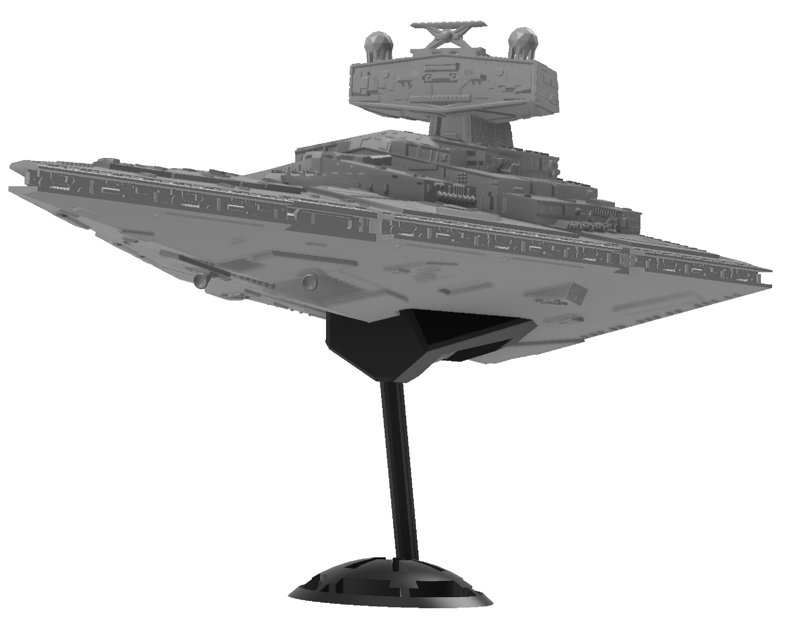 Imperial II class Star Destroyer - 1:3000 scale by Lionel SAVOCA ...