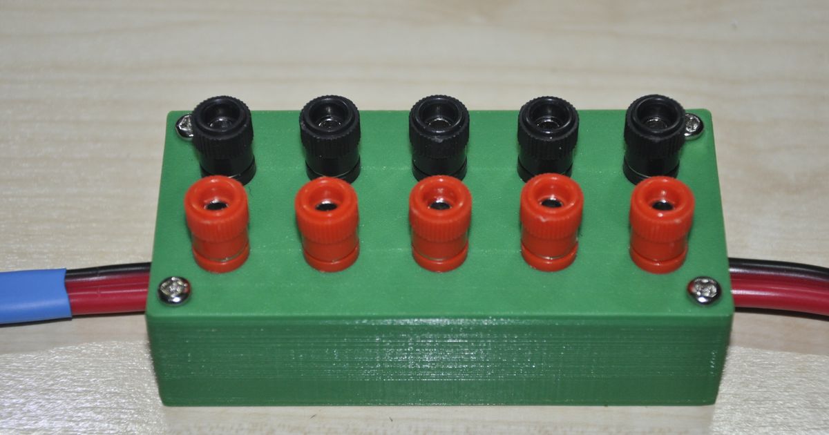 Banana plug multiplier by DM4DS | Download free STL model | Printables.com