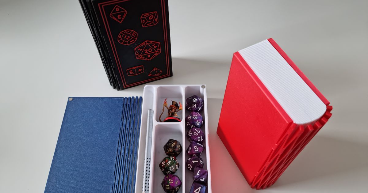 Dice Book by Digitale Lehrerin | Download free STL model | Printables.com
