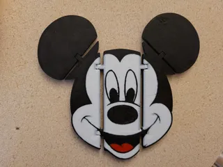 articulated mickey head by milkman_tech | Download free STL model ...