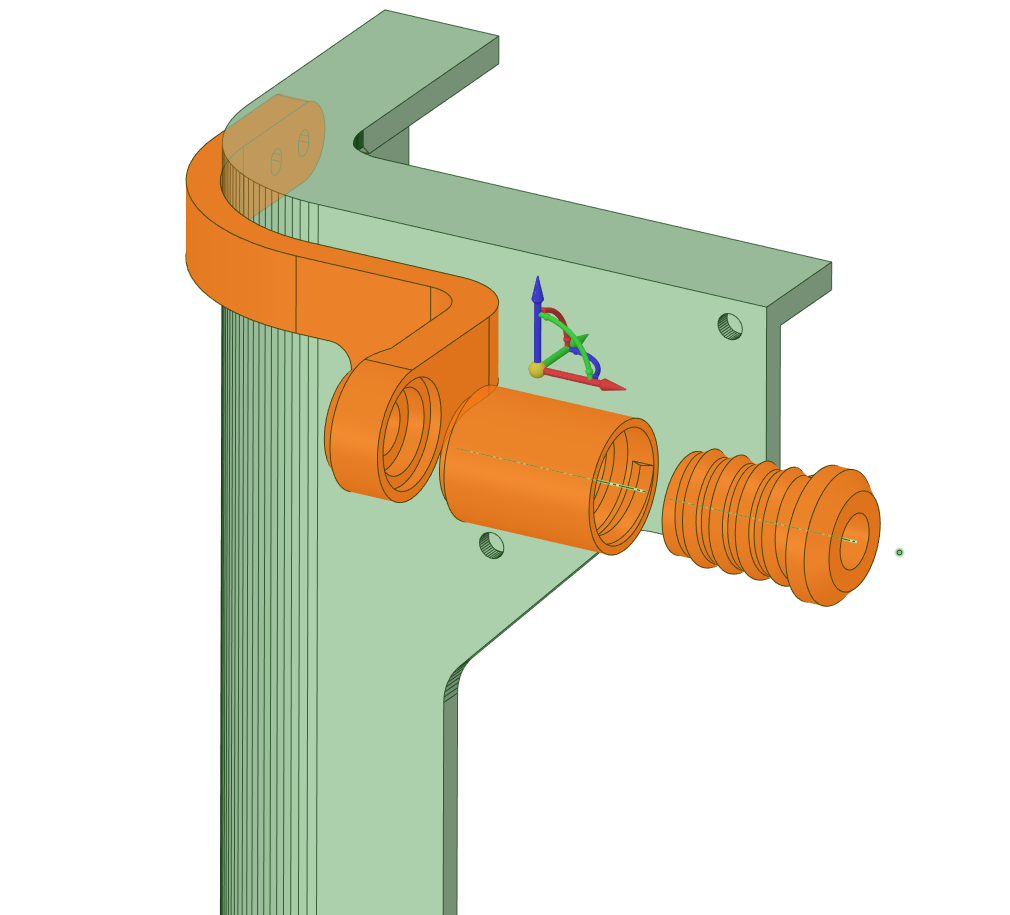 Bambu Lab P1P Filament Guide with Magnet Connector and Filament Cleaner ...
