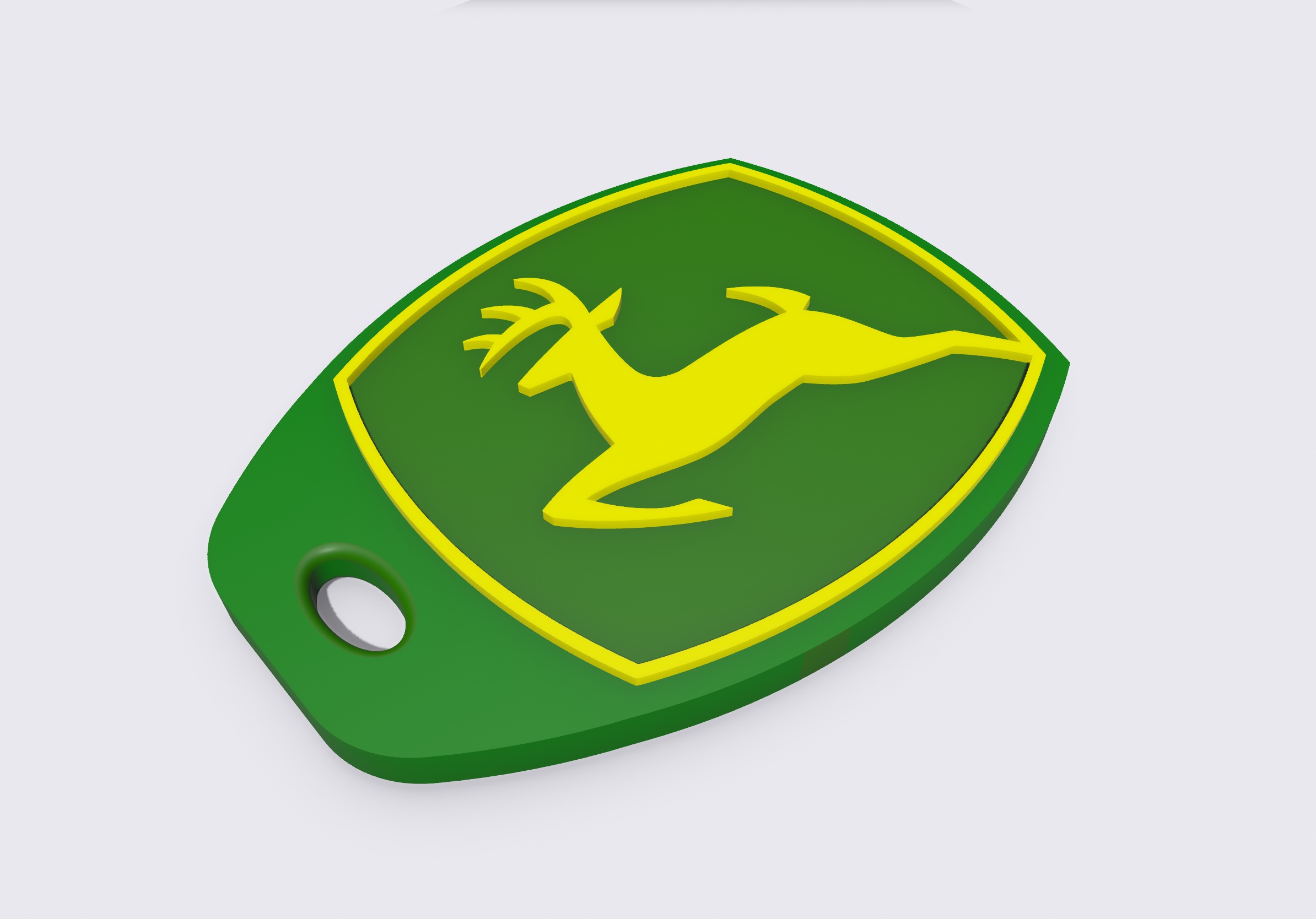 Key ring John Deere von Victor | Kostenloses STL-Modell herunterladen ...