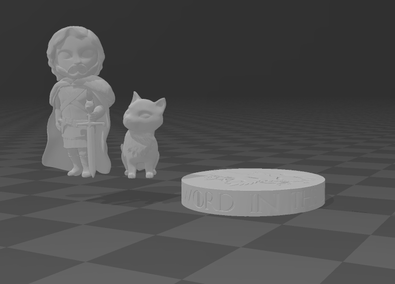 chibi-john-snow by Yabousa | Download free STL model | Printables.com