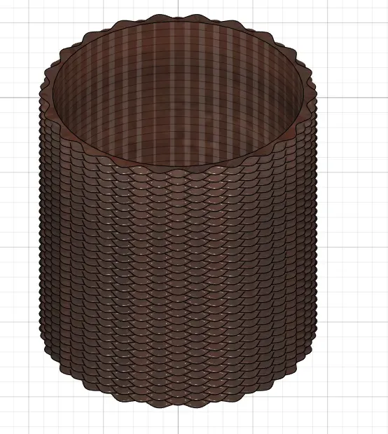 Sin Wave Cylindrical Vase - Mold by Art3Design | Download free STL ...