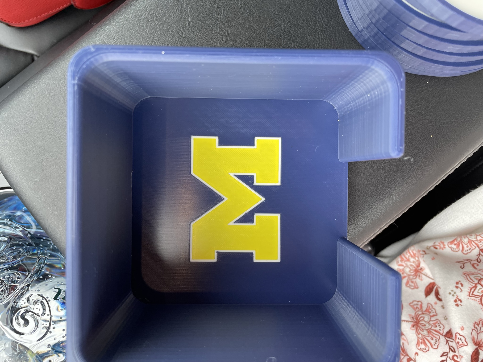 Michigan Wolverines coaster set with box by SR22pilot | Download free ...