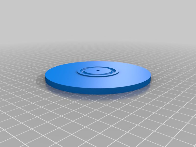 Qlone Simple Turntable (Base Corrected) by Mamengineer | Download free ...