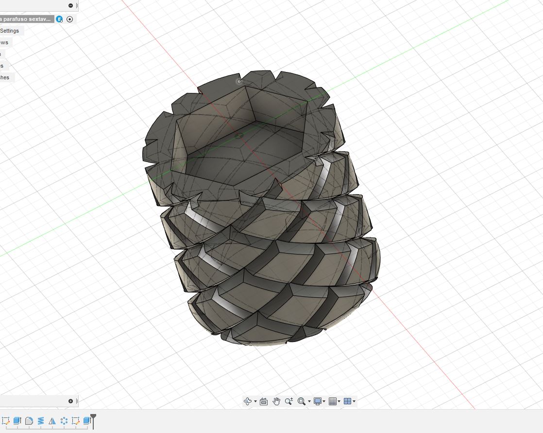 Knob for M6 hex screw - substitute for butterfly - REMIX - The 3D ...