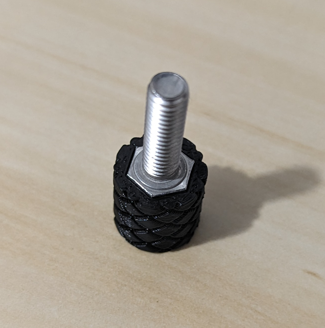 Knob for M6 hex screw - substitute for butterfly - REMIX - The 3D ...