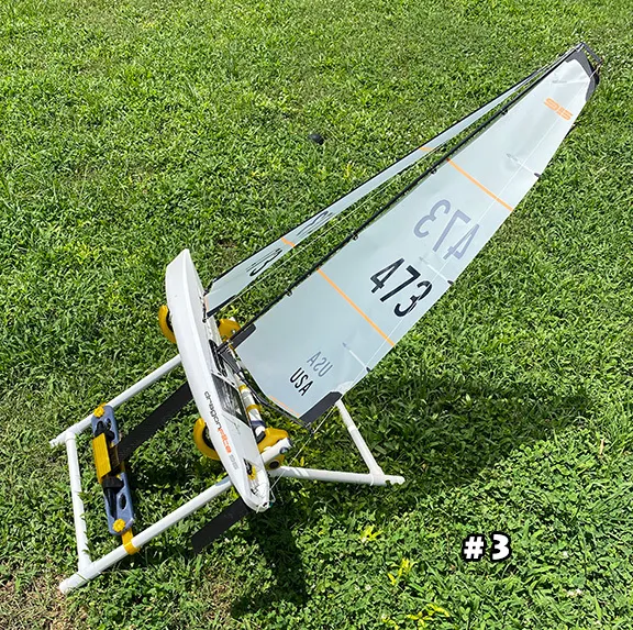 DF95 DF65 IOM US1M Star 45 and others 3/4" PVC pipe RC sailboat stand ...