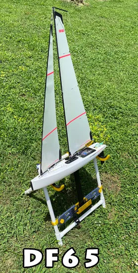 DF95 DF65 IOM US1M Star 45 and others 3/4" PVC pipe RC sailboat stand ...