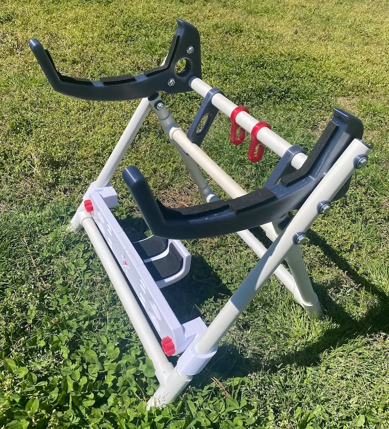 DF95 DF65 IOM US1M Star 45 and others 3/4" PVC pipe RC sailboat stand ...