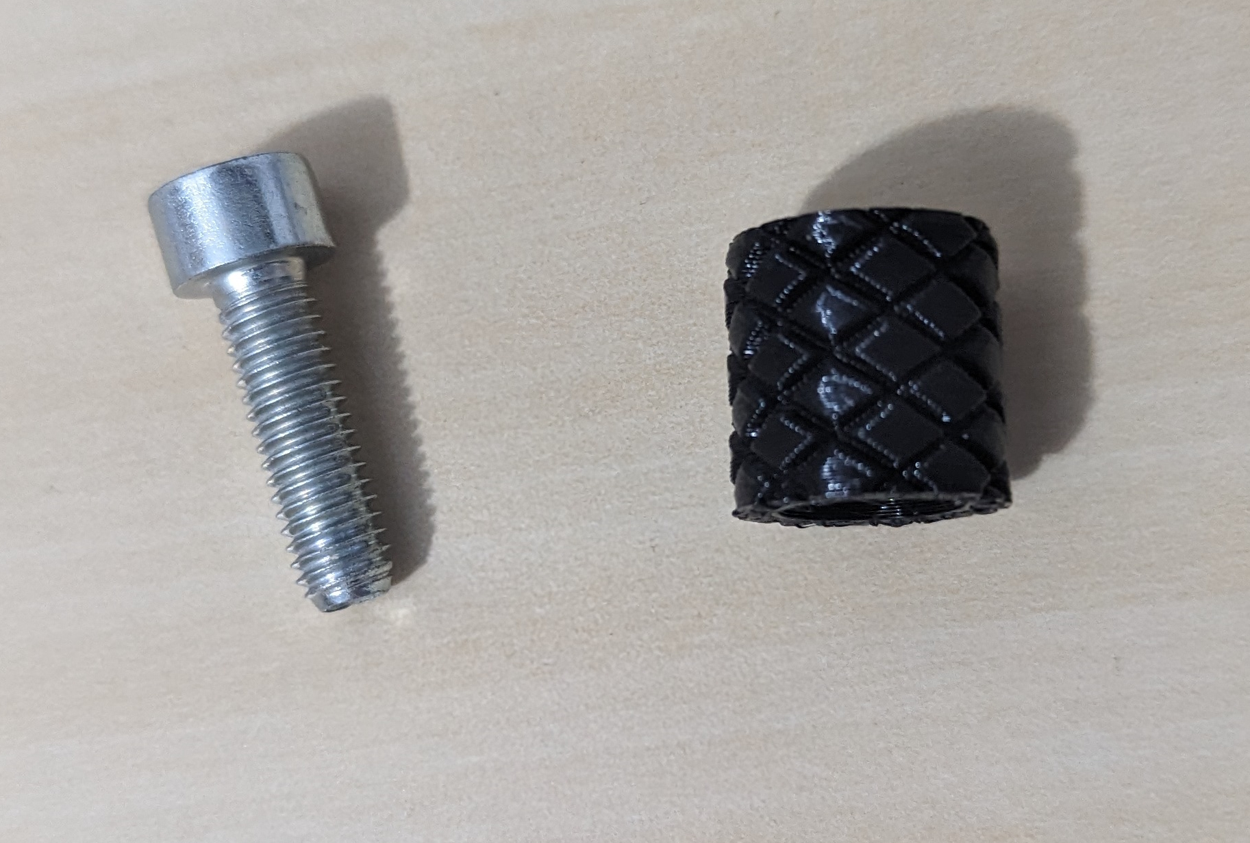 Knob for M6 socket screw - substitute for butterfly - The 3D printable ...
