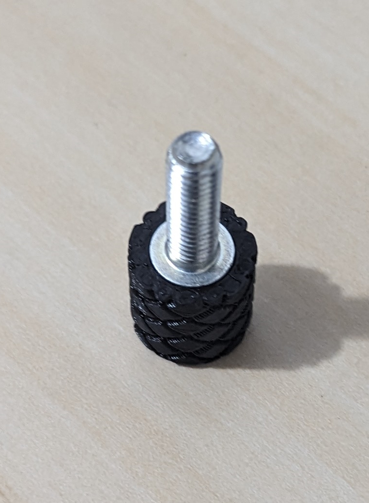 Knob for M6 socket screw - substitute for butterfly - The 3D printable ...