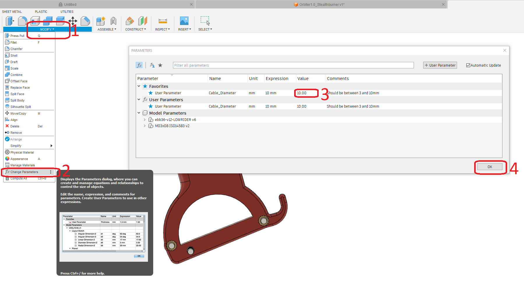EBB36 mount for Voron Stealthburner - LOW variant by Kotvic | Download ...