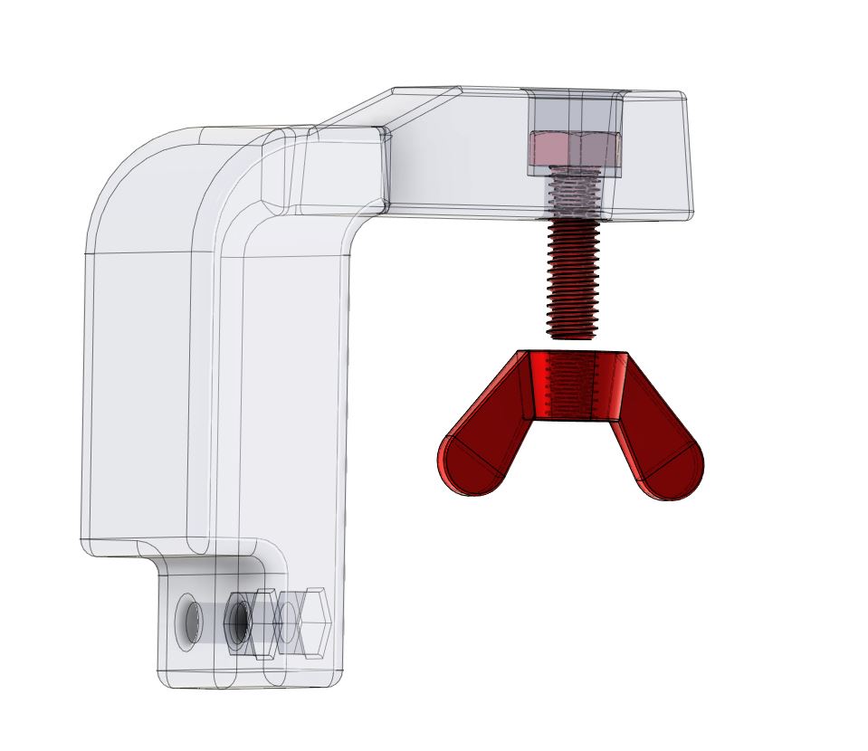proximal angle bracket - Hex M6 screw REMIX - The 3D printable Knee ...