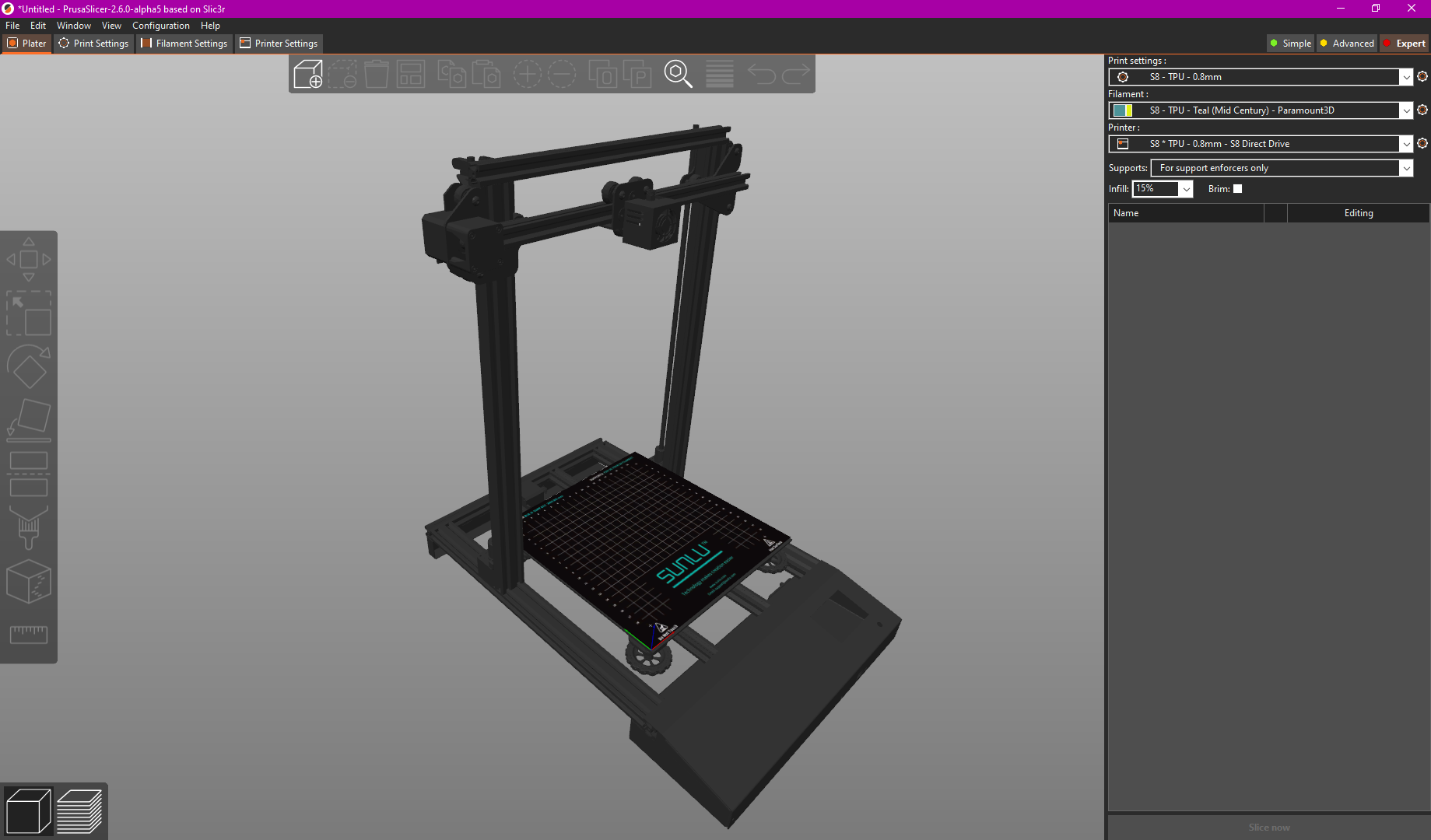 Sunlu S8 Prusaslicer Bed Model by YourBuddyDinec | Download free STL ...
