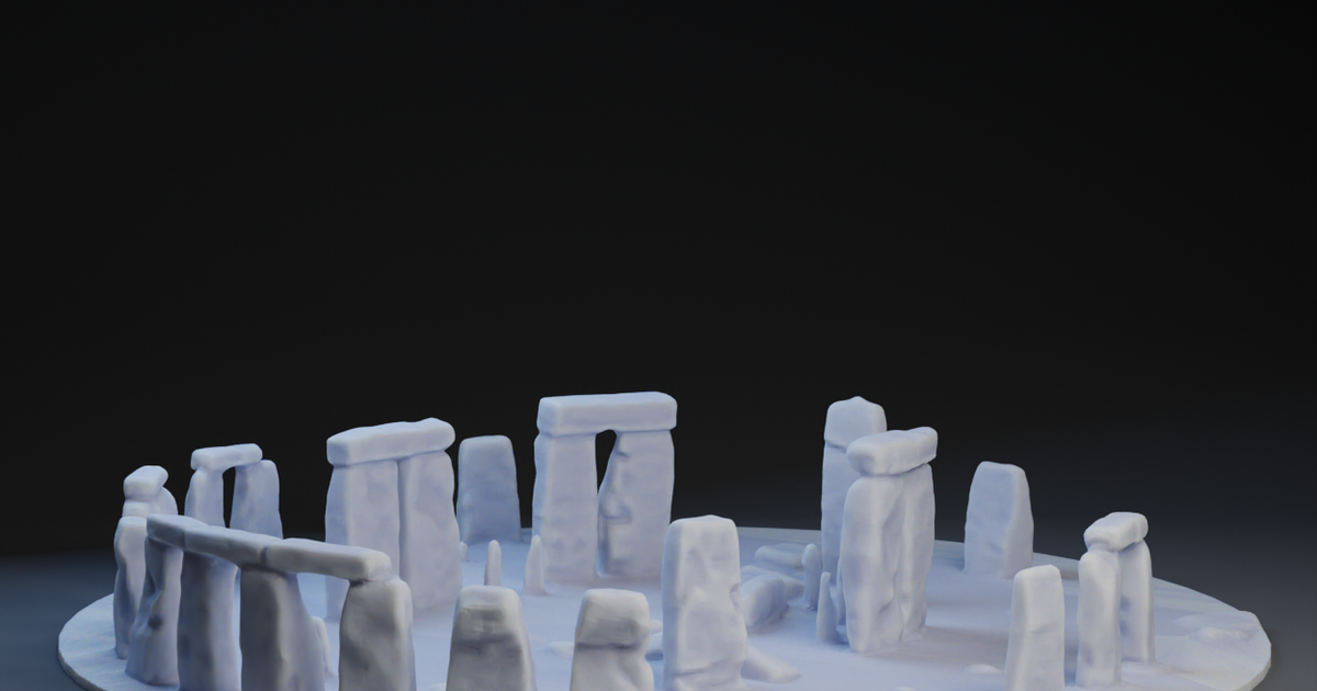 Stonehenge by Peter Farell | Download free STL model | Printables.com