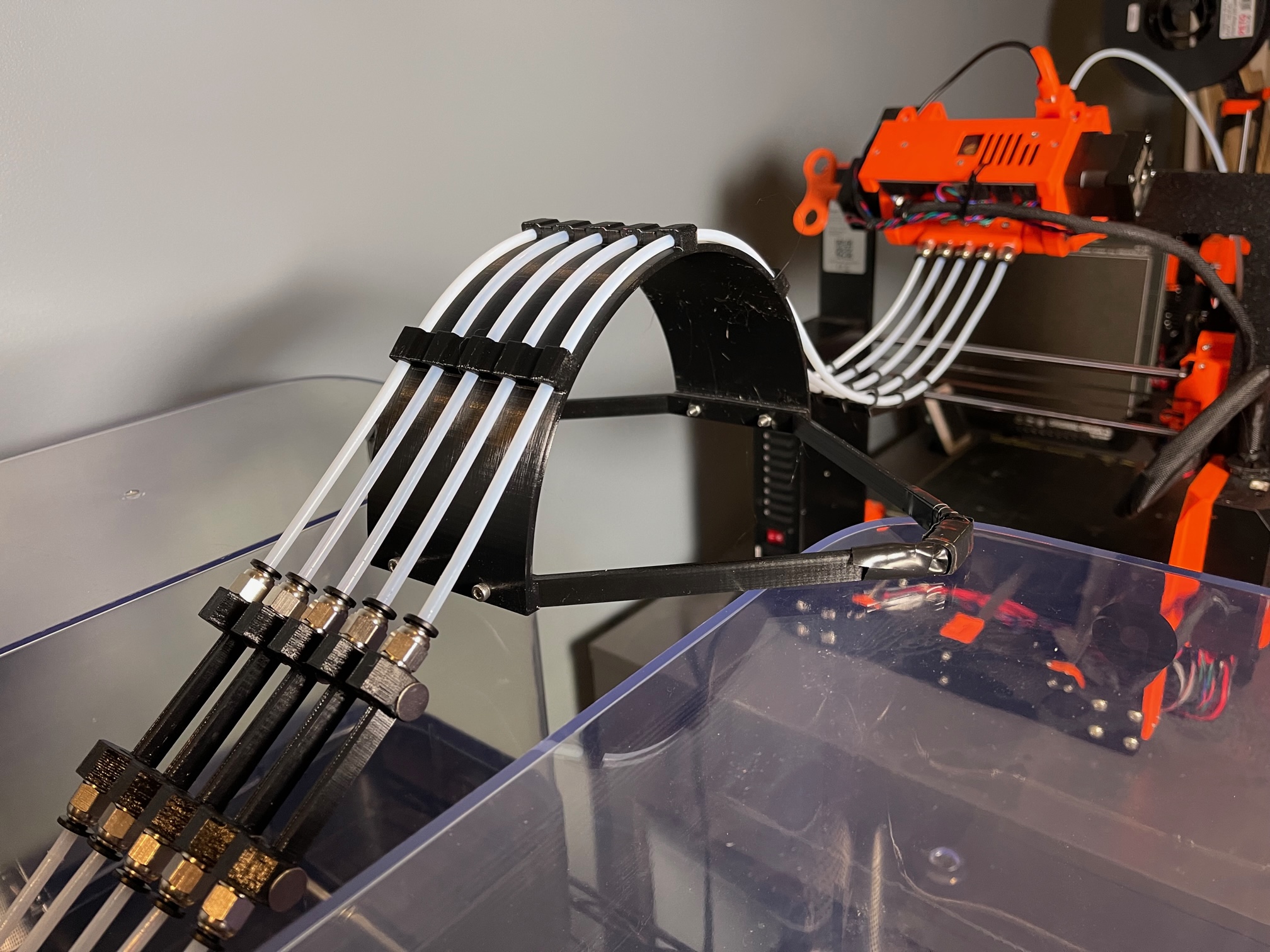 MMU Large Arch with stand for PTFE spacer tubing by Real 3D Prints ...