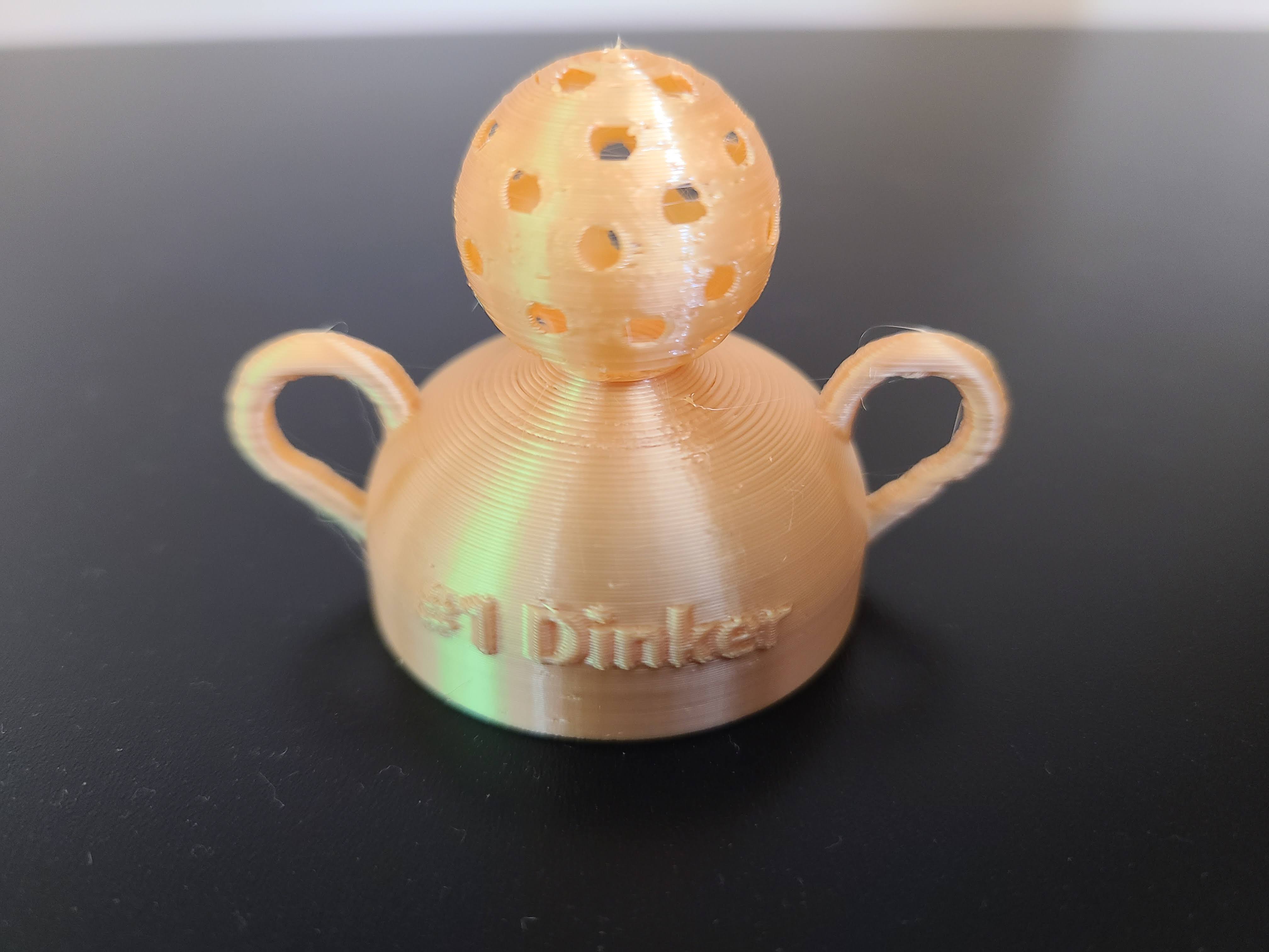 Pickleball trophy by uping1 | Download free STL model | Printables.com