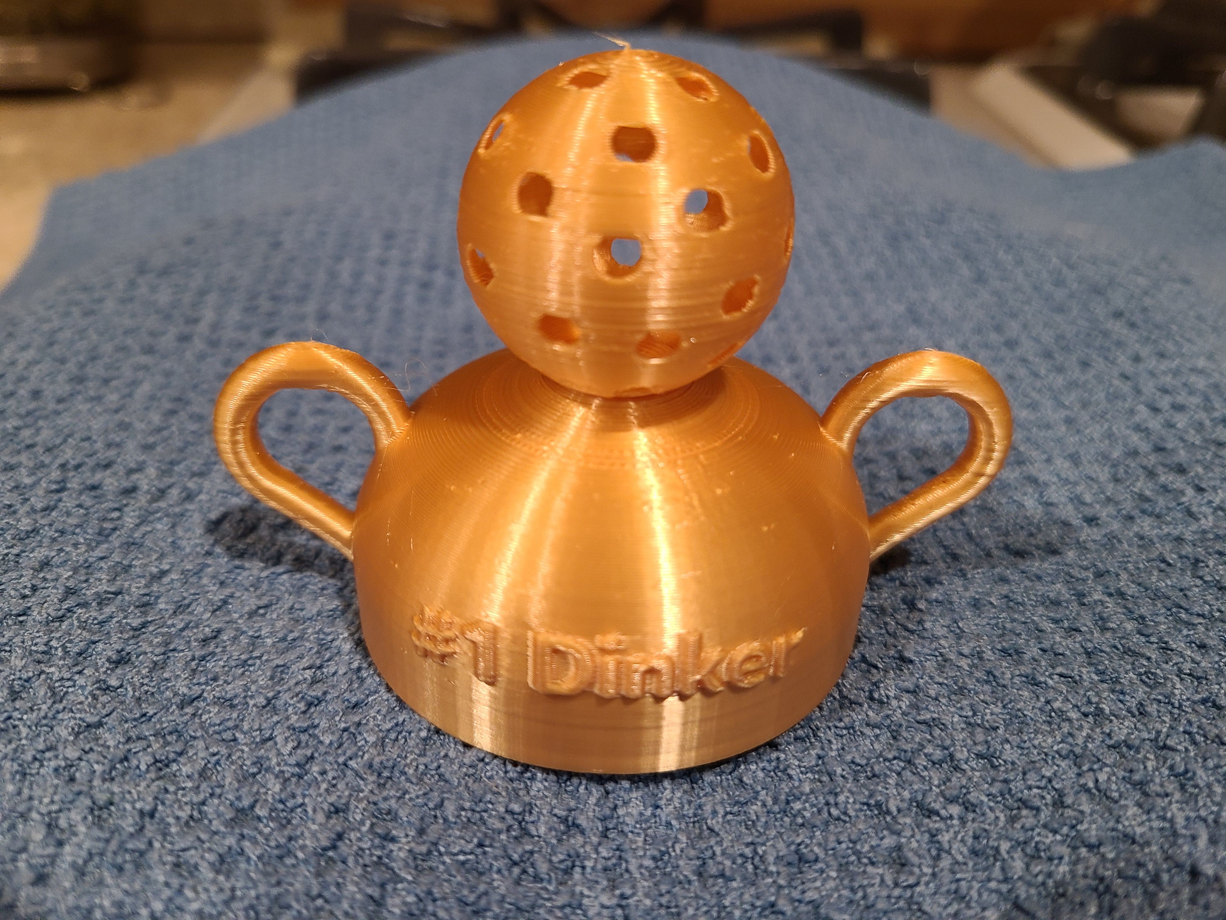 Pickleball trophy by uping1 | Download free STL model | Printables.com
