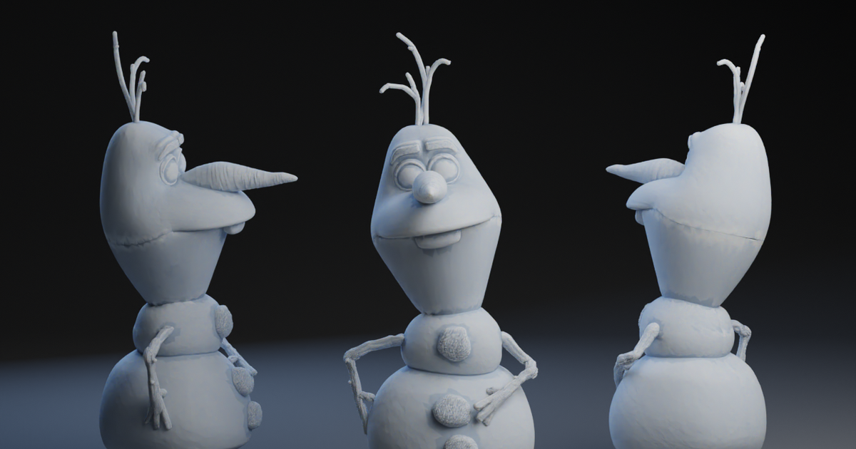 Olaf from Frozen por Peter Farell | Descargar modelo STL gratuito ...