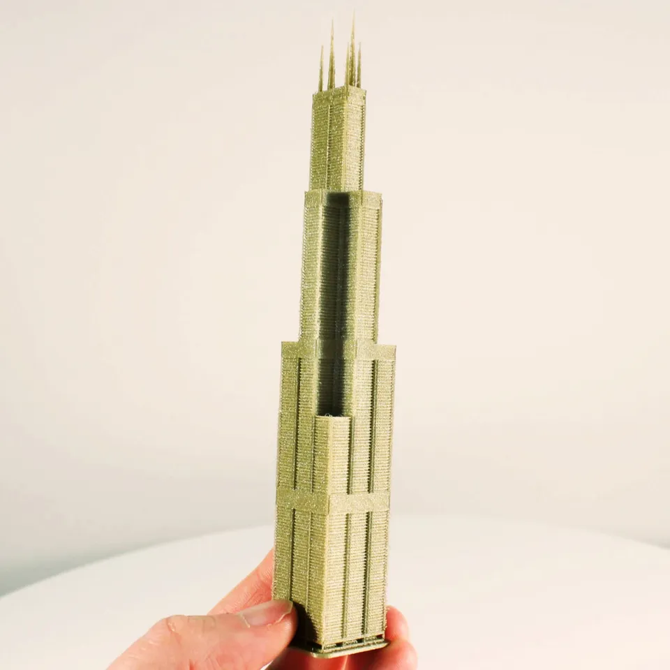 Willis (Sears) Tower - Chicago , USA by MiniWorld3D | Download free STL ...
